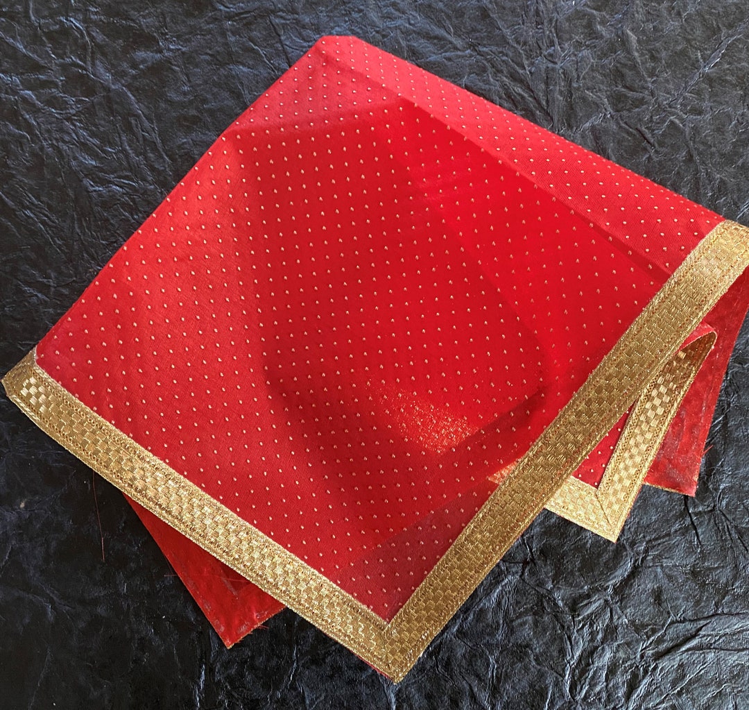 THALI COVERS 18x18, Handmade Aarti Thali Covers, Religious Thali Covers ...
