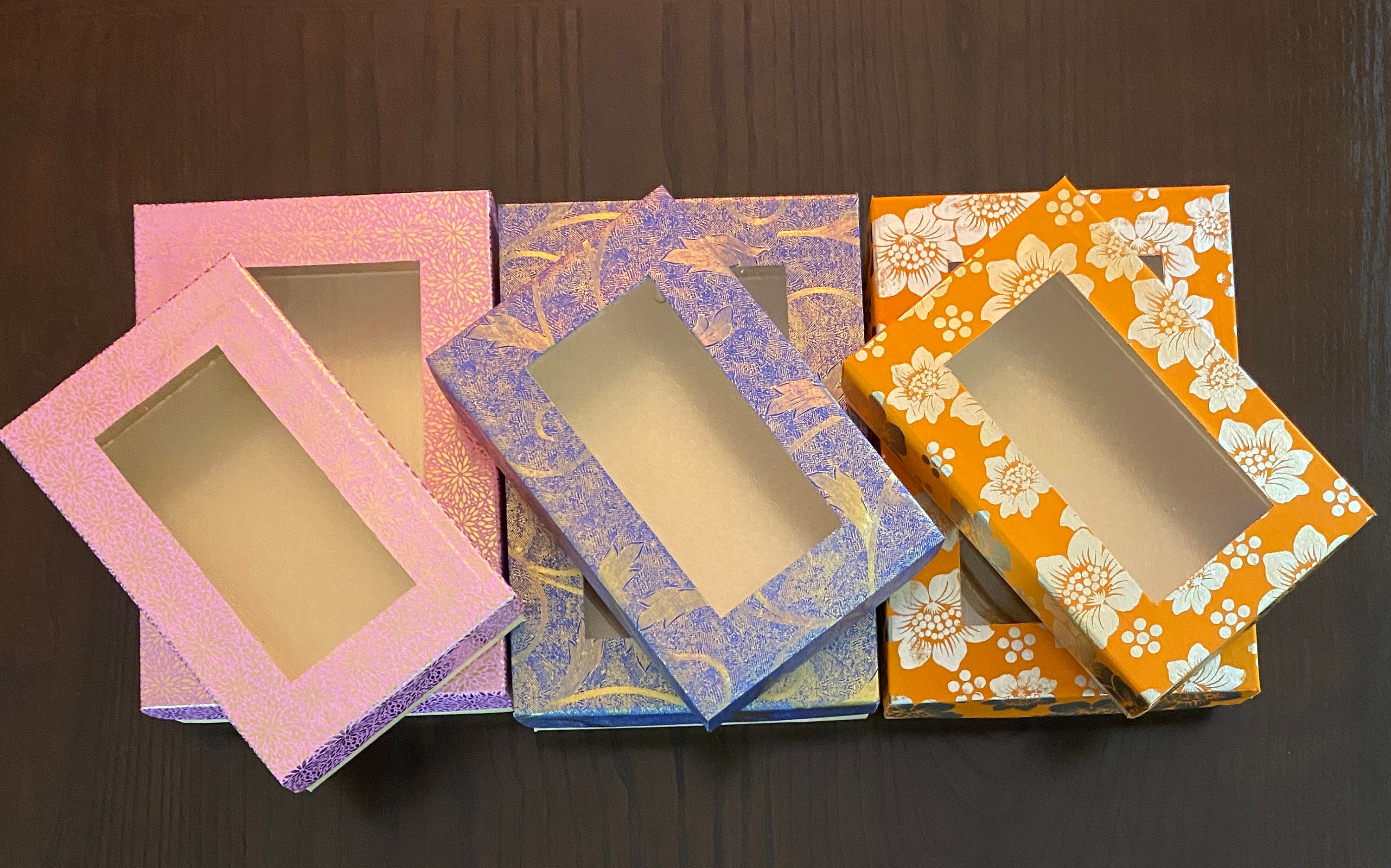 SET of 5 RECTANGULAR Window Gift Boxes, Indian Weddings, Diwali Gift ...