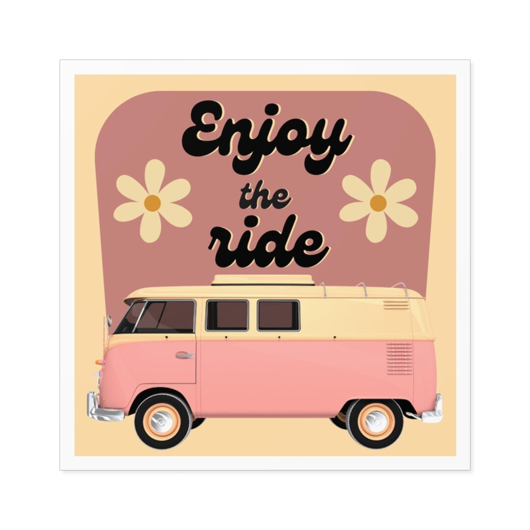 Enjoy the Ride Vinyl Sticker - Etsy