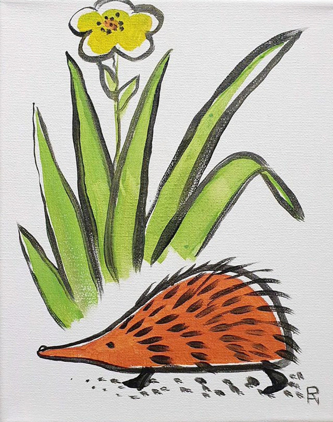 Echidna Painting for Kids Rooms - Etsy