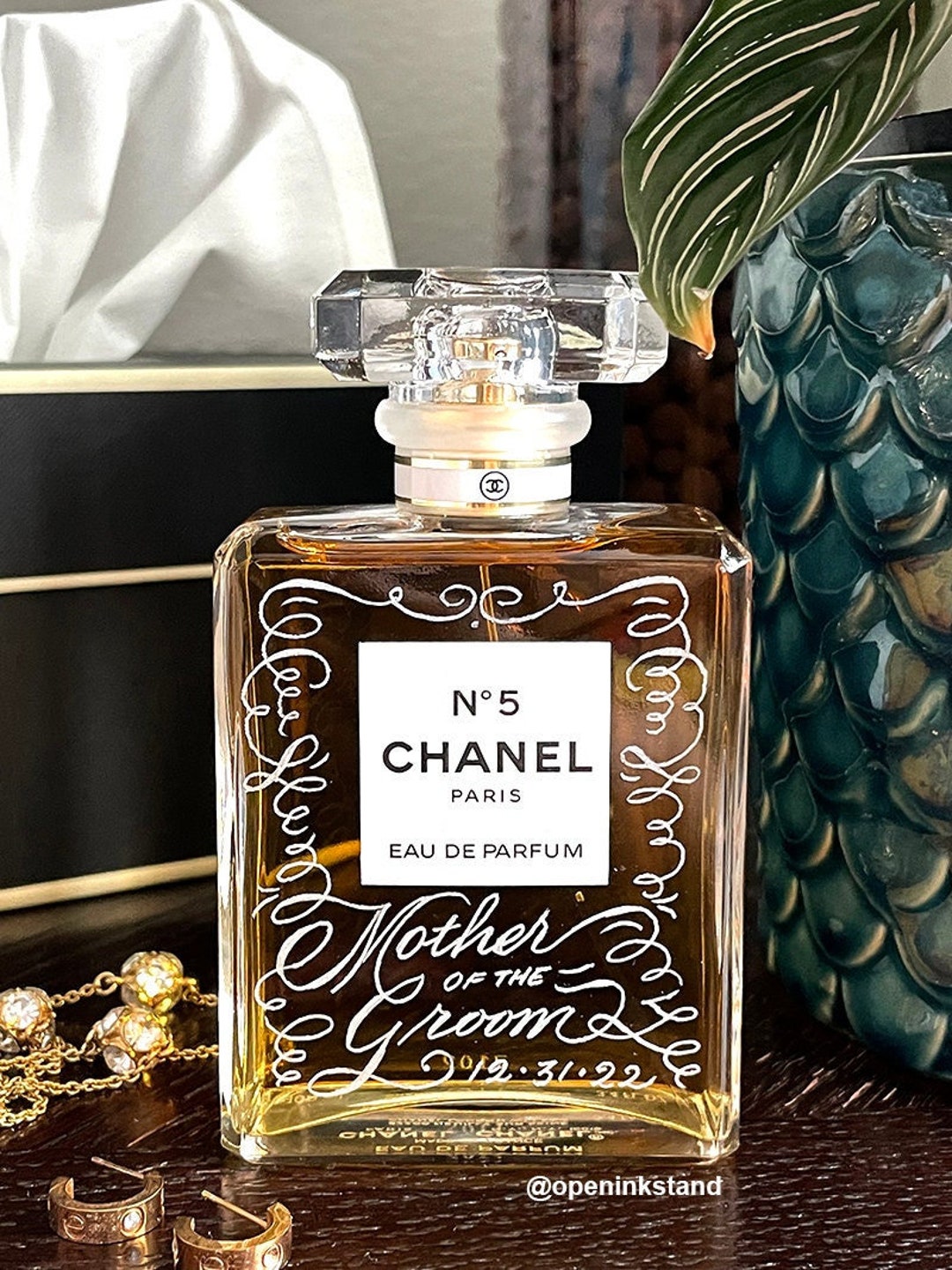 Hand Engraved Personalized Fragrance Cologne Bottle - Etsy