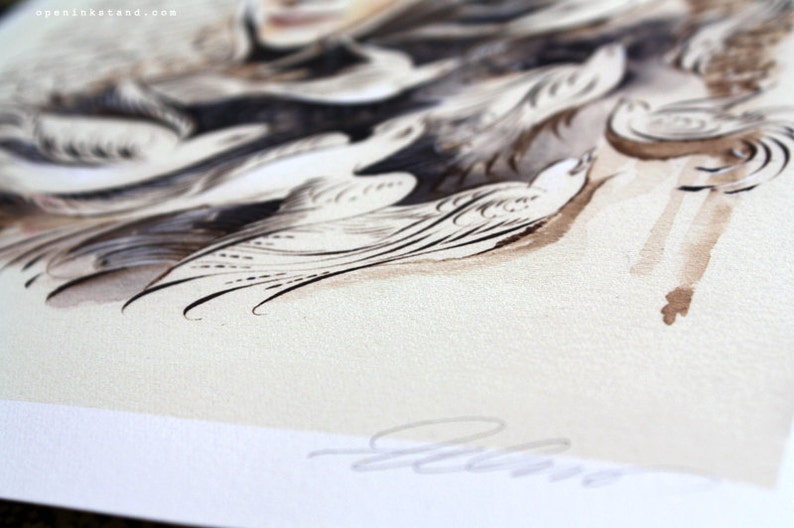 AUDREY HEPBURN Calligraphy Fine Art Print - Etsy