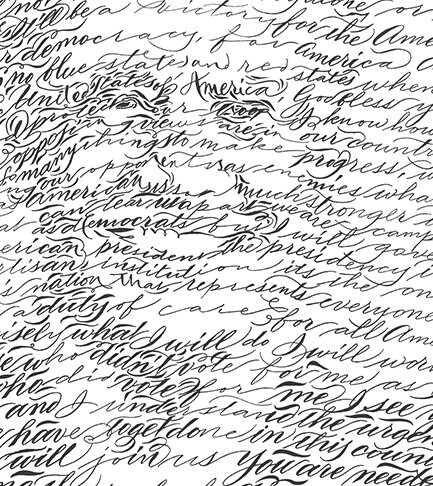 JOE BIDEN Calligraphy Fine Art Print - Etsy