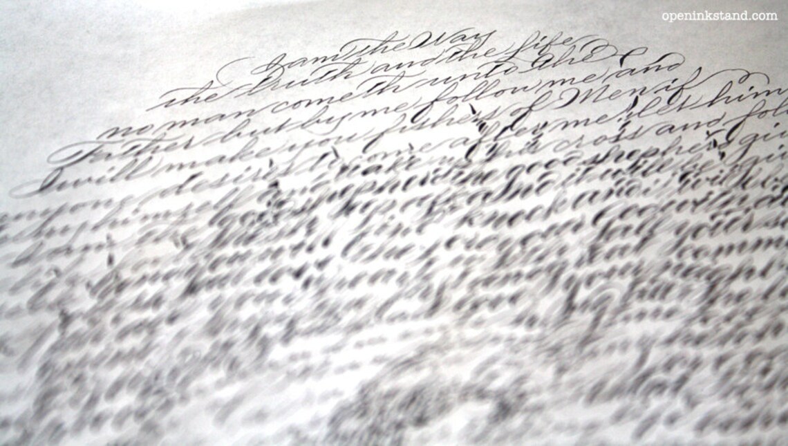 JESUS CHRIST Calligraphy Fine Art Print - Etsy