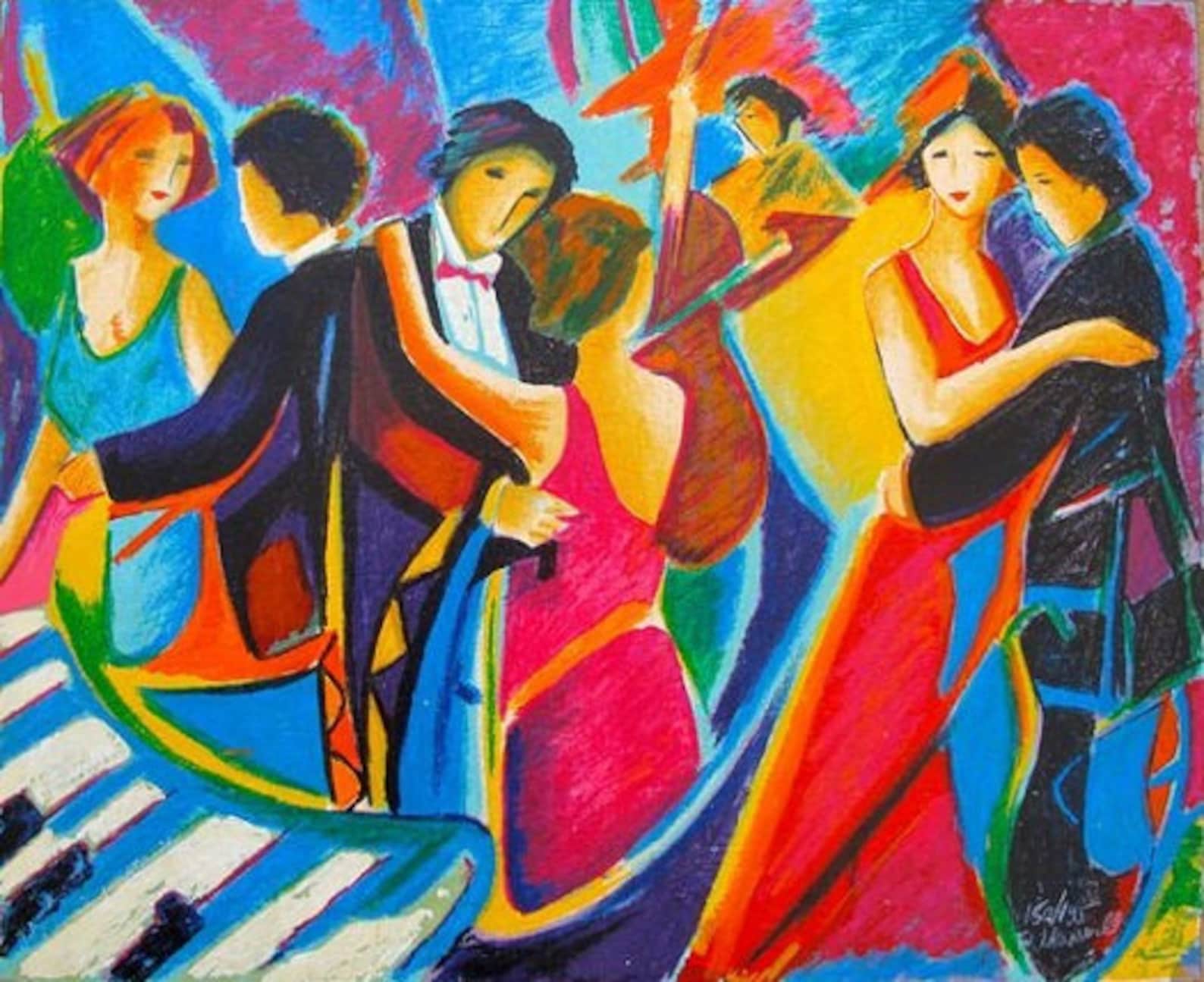 Philip Maxwell the Tango Club S/N Giclee/canvas - Etsy
