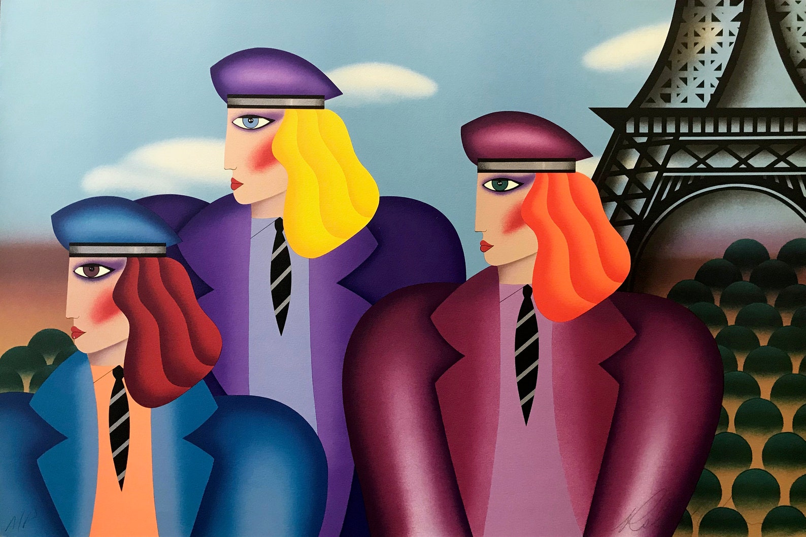 Robin Morris 'paris Rage' - 1990 - Hand Signed Print - Others Available ...