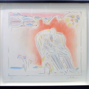 Peter Max "the Garden" - 1974 - S/N Lithograph - Retail 7,000 - COA ...