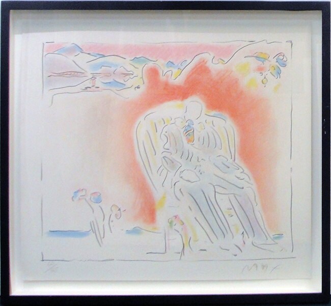 Peter Max "the Garden" - 1974 - S/N Lithograph - Retail 7,000 - COA ...