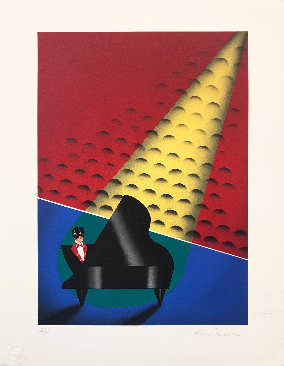 Robin Morris 'spotlight' 1988 Hand Signed Print Others Available See ...