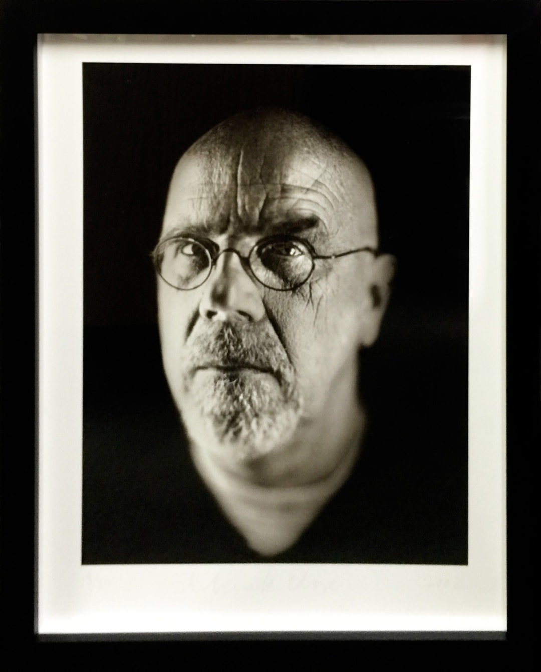 Chuck Close "self Portrait 2" - Signed Iris Print - Framed - COA - Buy ...
