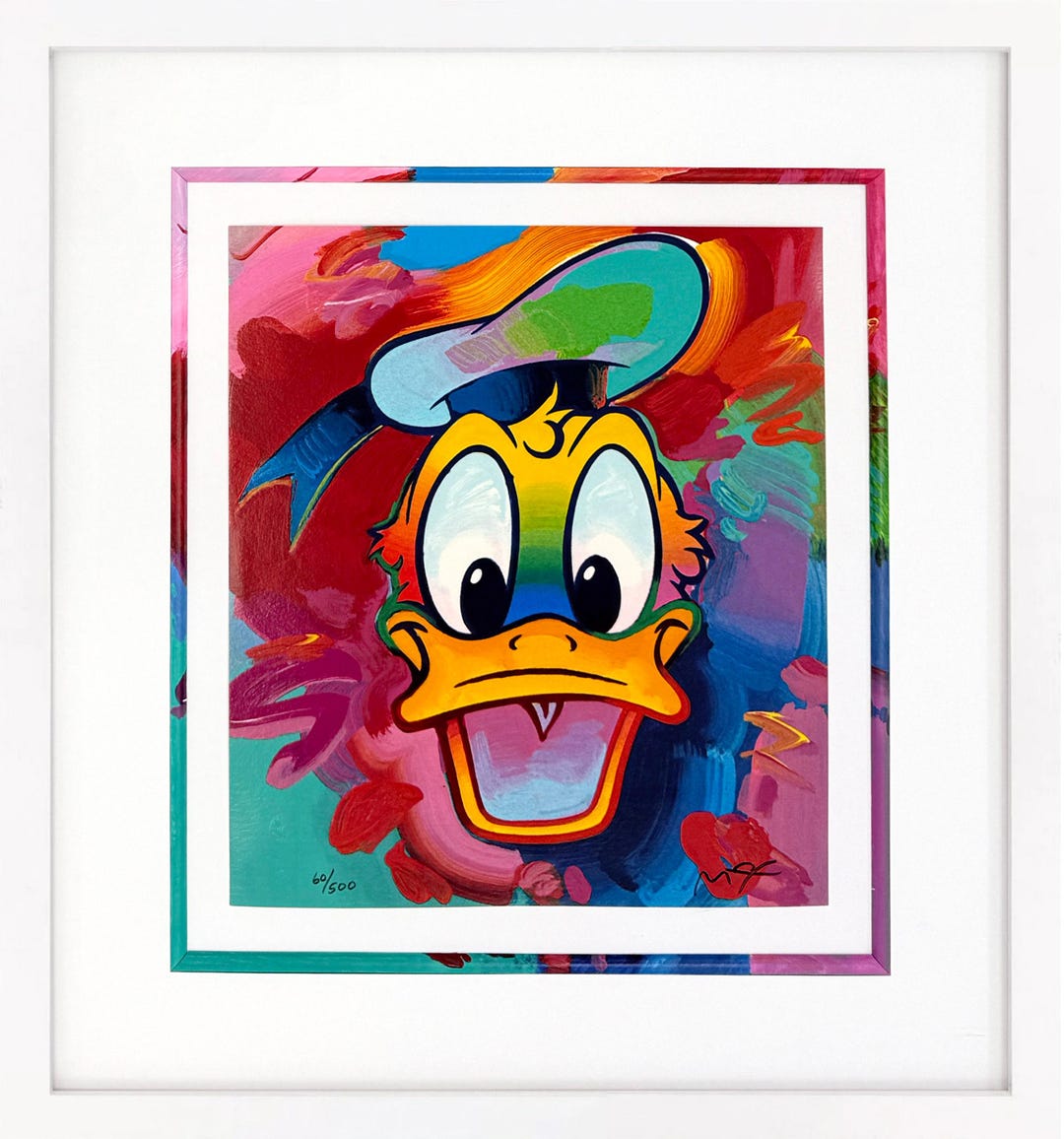 Peter Max "disney: Donald Duck" 1994 - Hand Signed Serigraph - Custom ...
