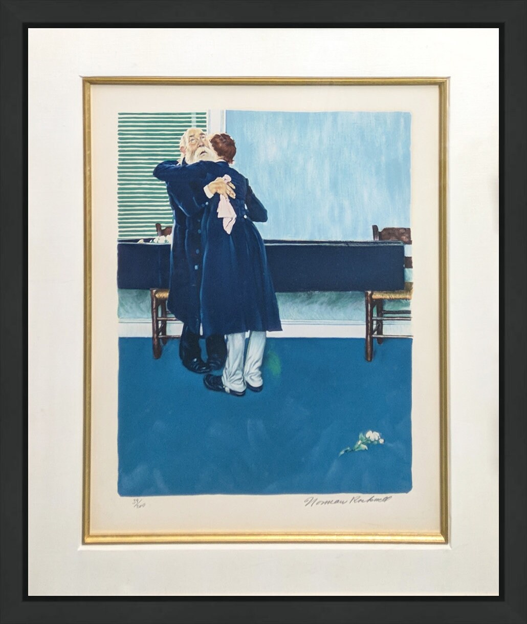 Norman Rockwell "then for Three Minutes, or Maybe Four" - 1972 - Rare ...