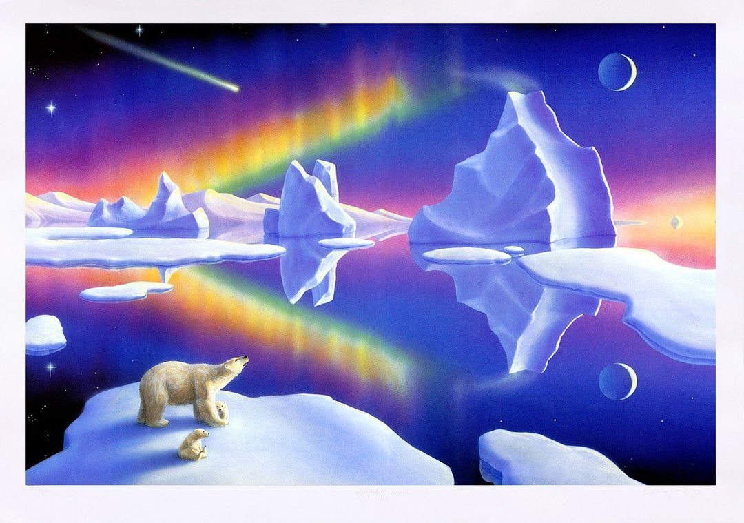 Charles Lynn Bragg "legend of Aurora" - Large Hand Signed Lithograph ...