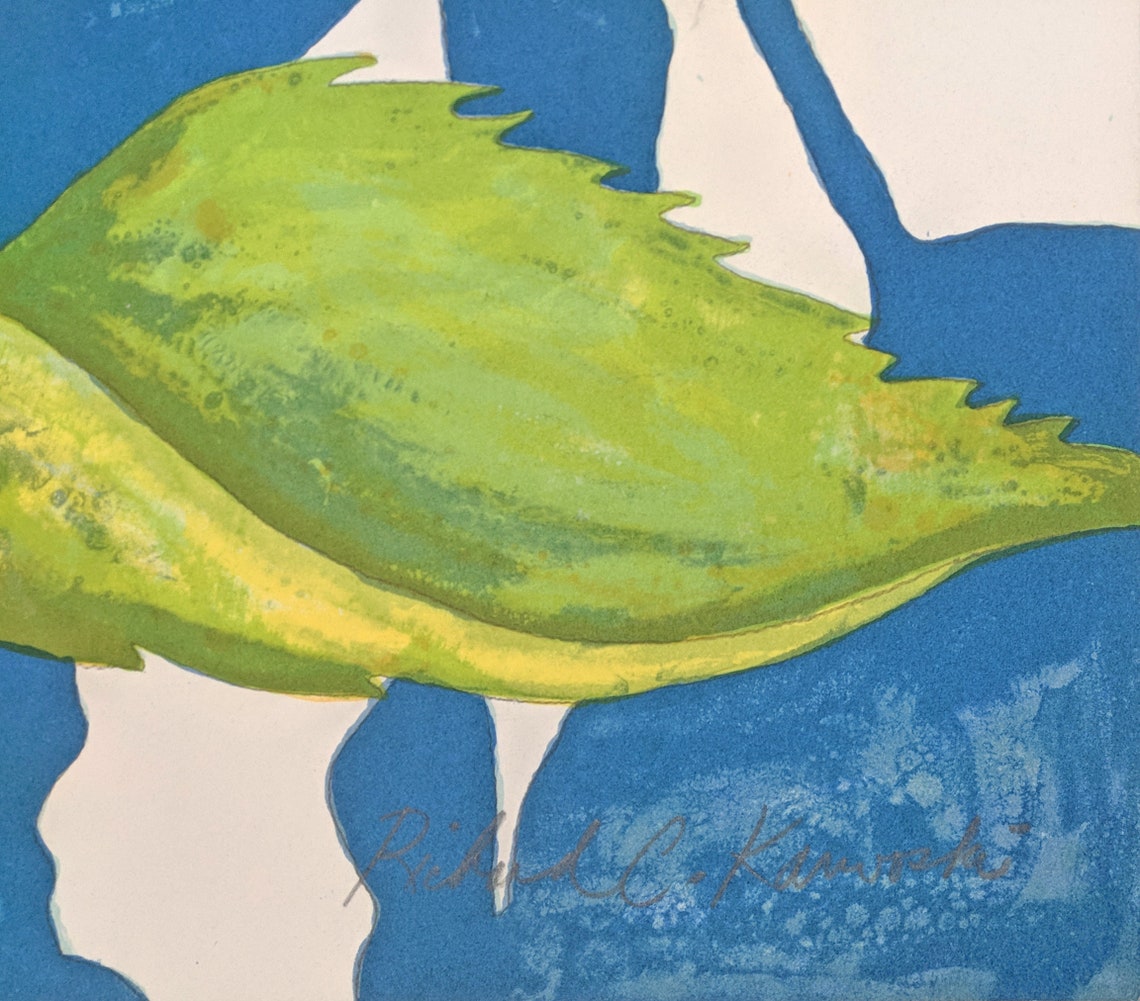 Richard C Karwoski "sunflower" - Hand Signed Lithograph - COA - Gallart ...
