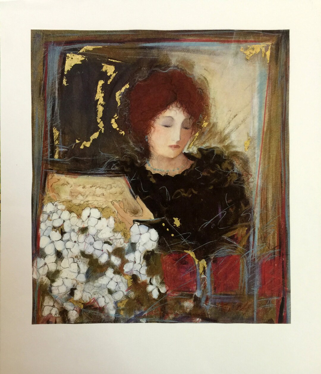 Janet Treby "florentine Ii" - S/N Serigraph - Retail 2,600 - COA - See ...
