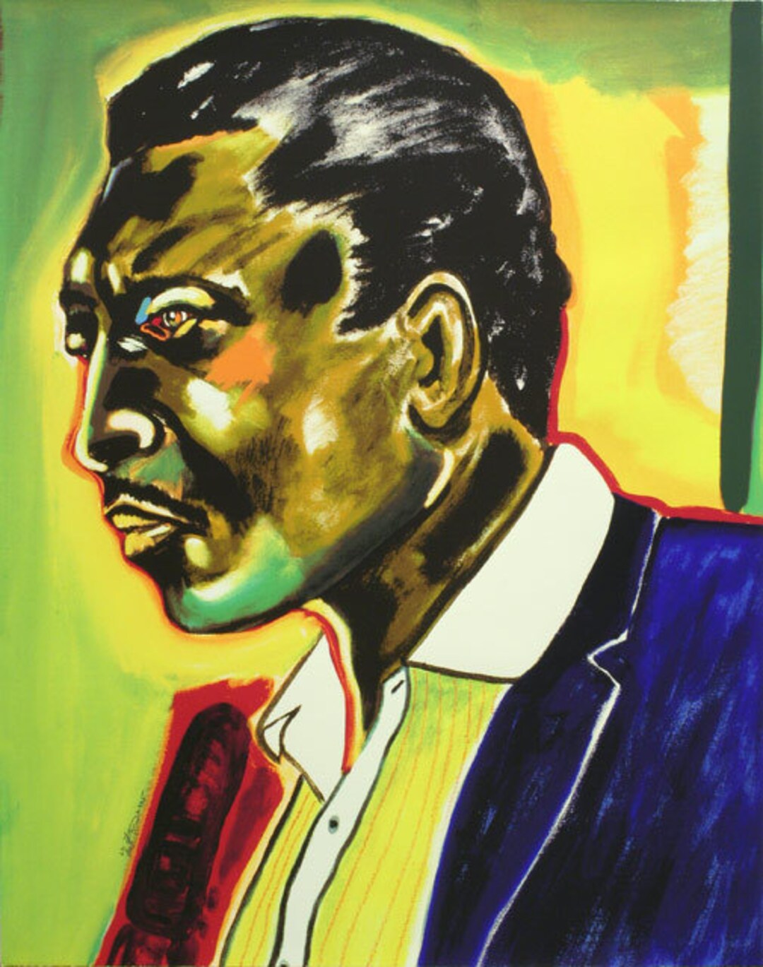 Frederick Brown "john Coltrane" - Hand Signed Silkscreen - Retail 6,000 ...
