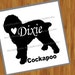 Cockapoo Decal, Cockapoo Car Decal, Cockapoo Laptop Decal, Pet Decal, I ...