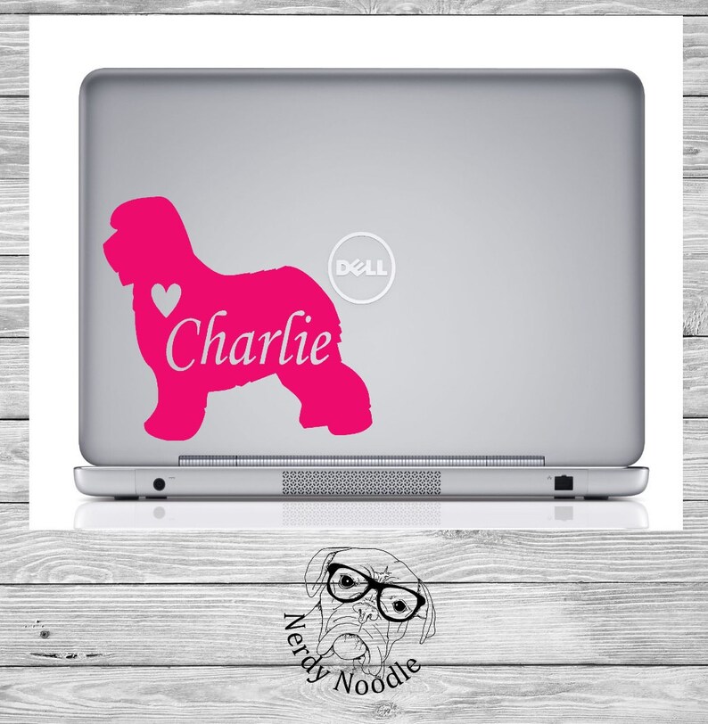 Old English Sheepdog Decal Old English Sheep Dog Car Decal | Etsy