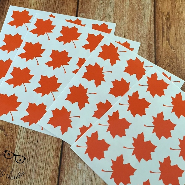 Green Leaf Stickers - Etsy