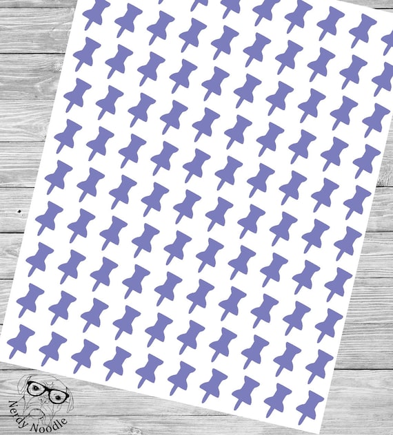 Push Pin Map Marker Stickers Push Pin Stickers Push Pin Map - Etsy