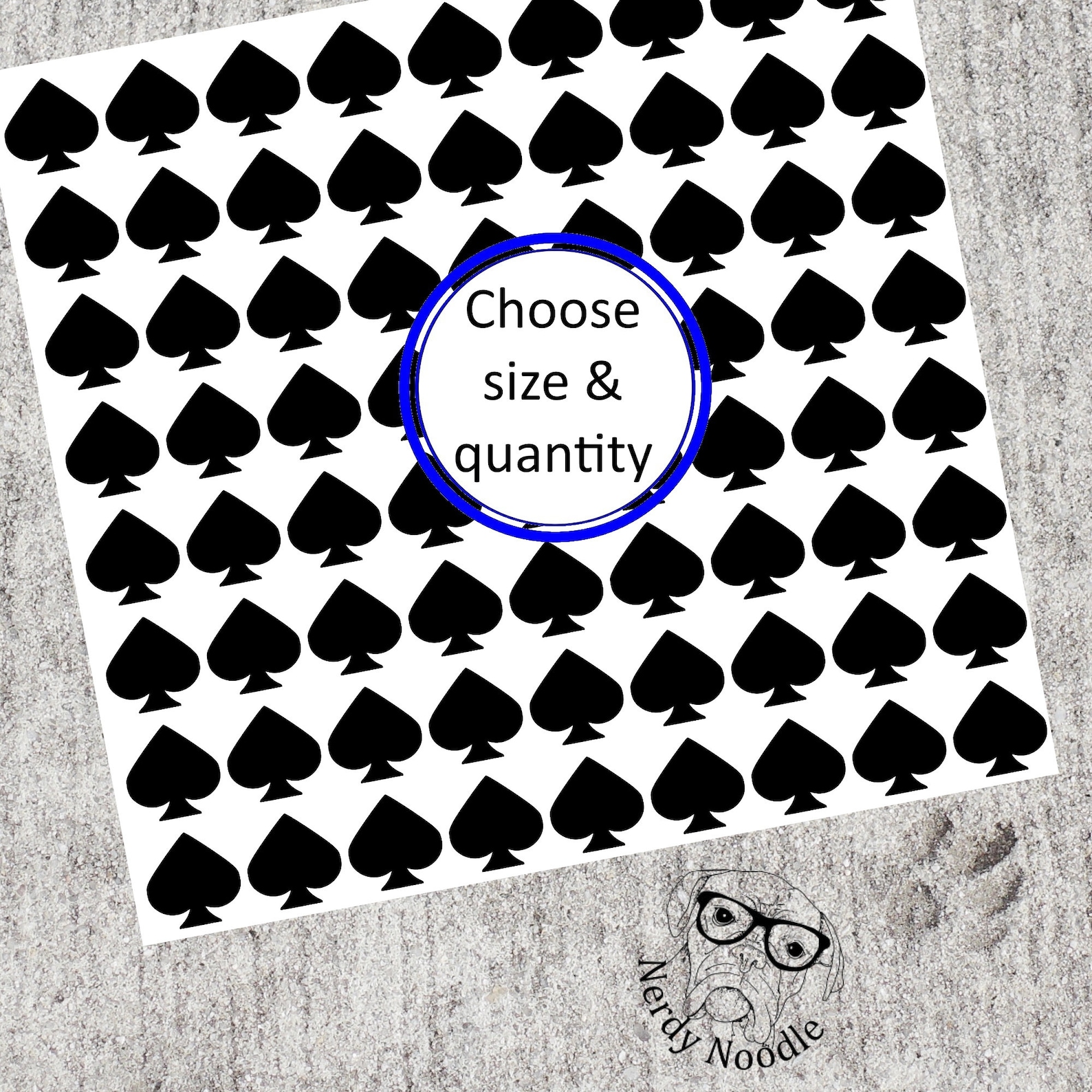 Playing Card Stickers Card Deck Stickers Poker Suits - Etsy