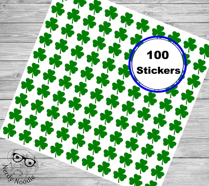 Shamrock Stickers Clover Stickers Shamrock Shamrock - Etsy