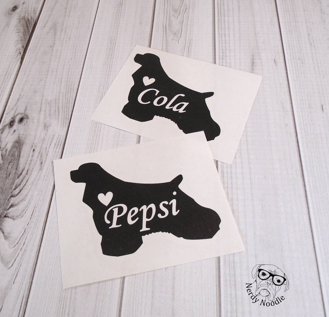 Cocker Spaniel Decal, Cocker Spaniel Car Decal, Cocker Spaniel Laptop ...