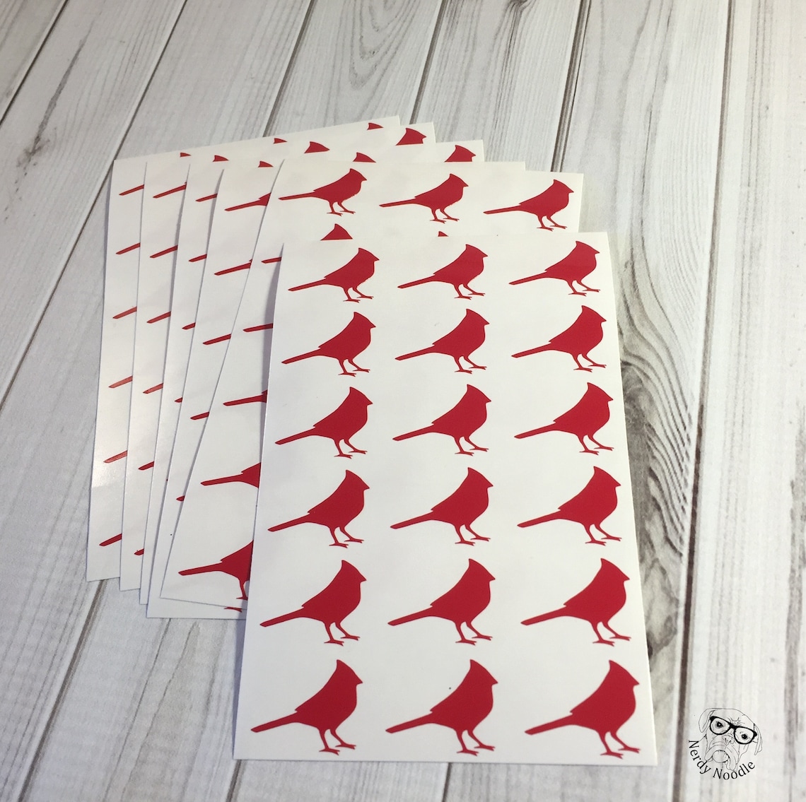 Cardinal Stickers Cardinal Planner Stickers Cardinal Sticker - Etsy