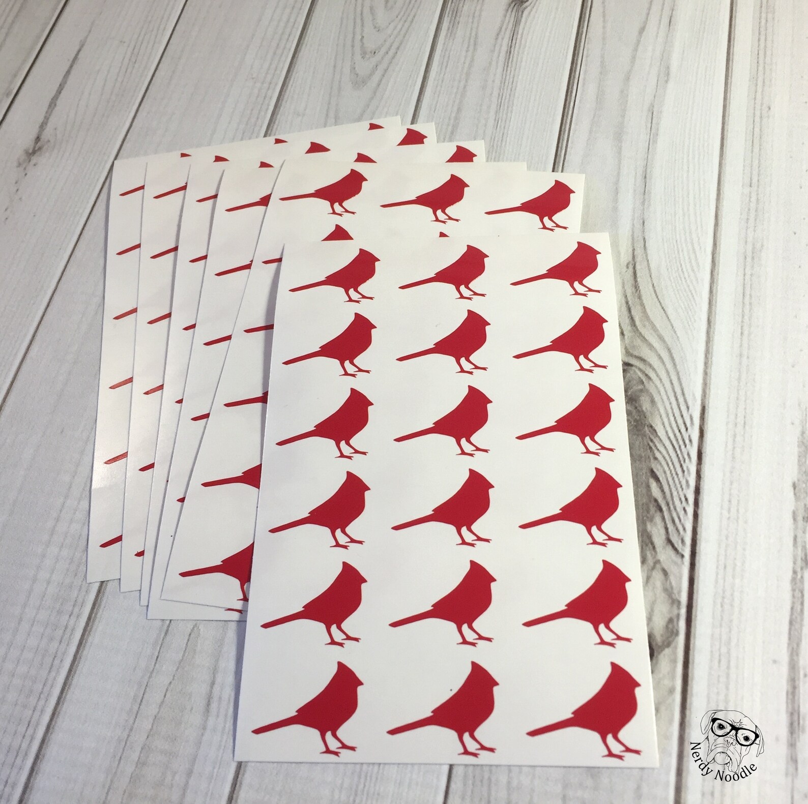 Cardinal Stickers Cardinal Planner Stickers Cardinal Sticker - Etsy