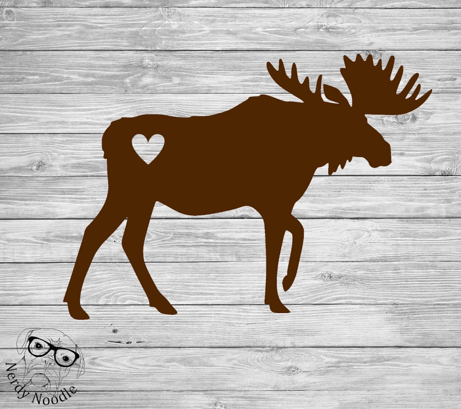 Moose Decal Moose Car Decal Moose Travel Tumbler Decal - Etsy