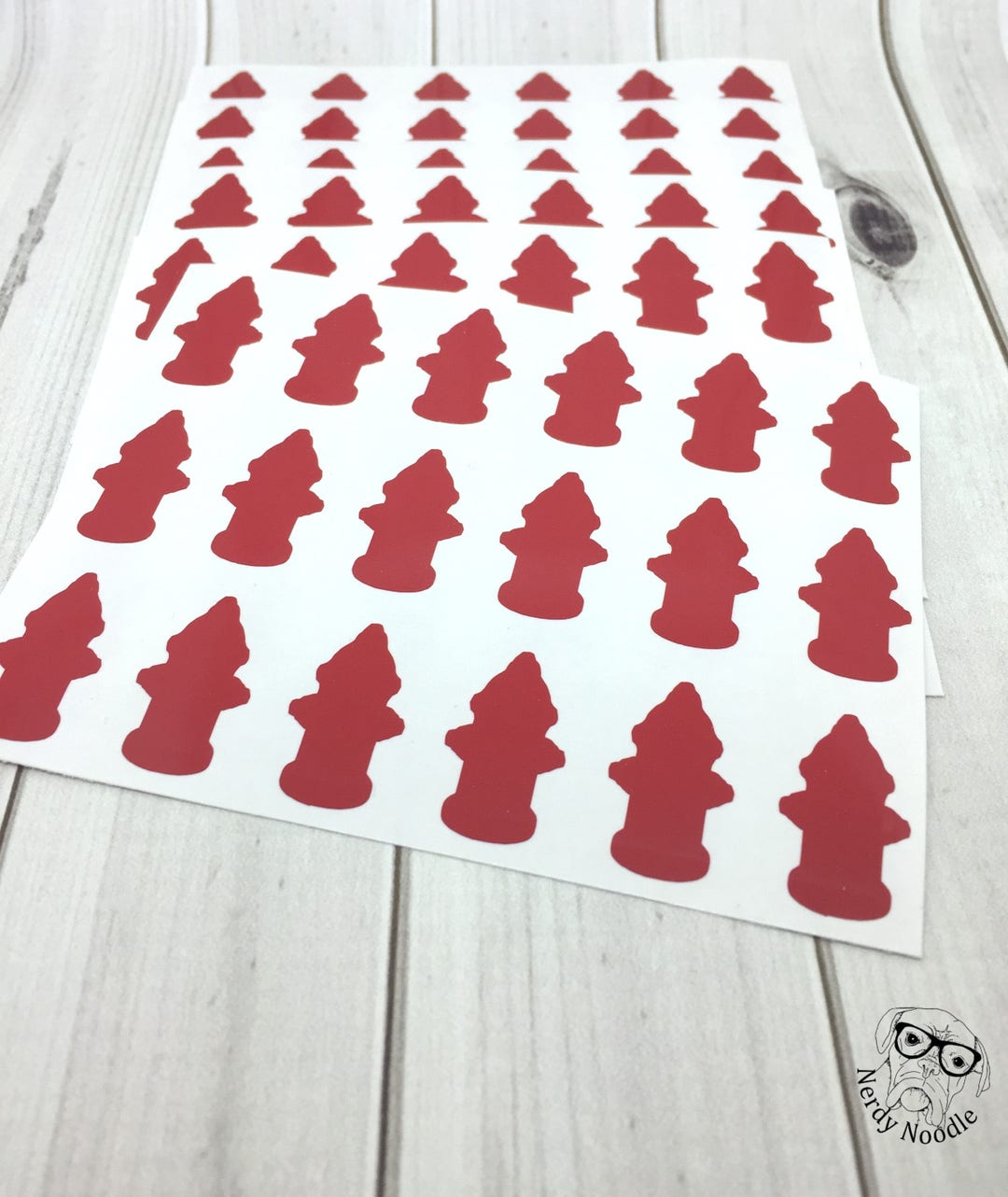 Fire Hydrant Stickers, Fire Hydrant Planner Stickers, Fire Hydrant ...