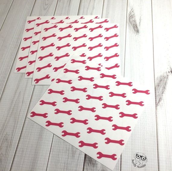 Wrench Stickers Wrench Sticker Set Wrench Envelope Seals | Etsy