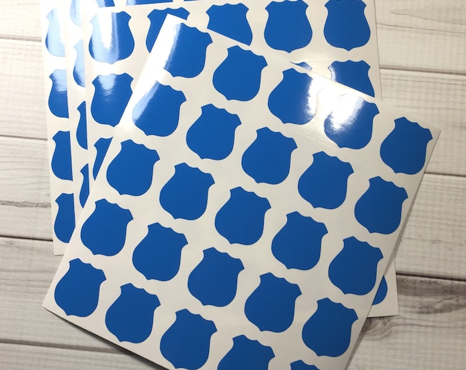 Police Badge Stickers, Police Badge Tanning Stickers, Police Badge ...