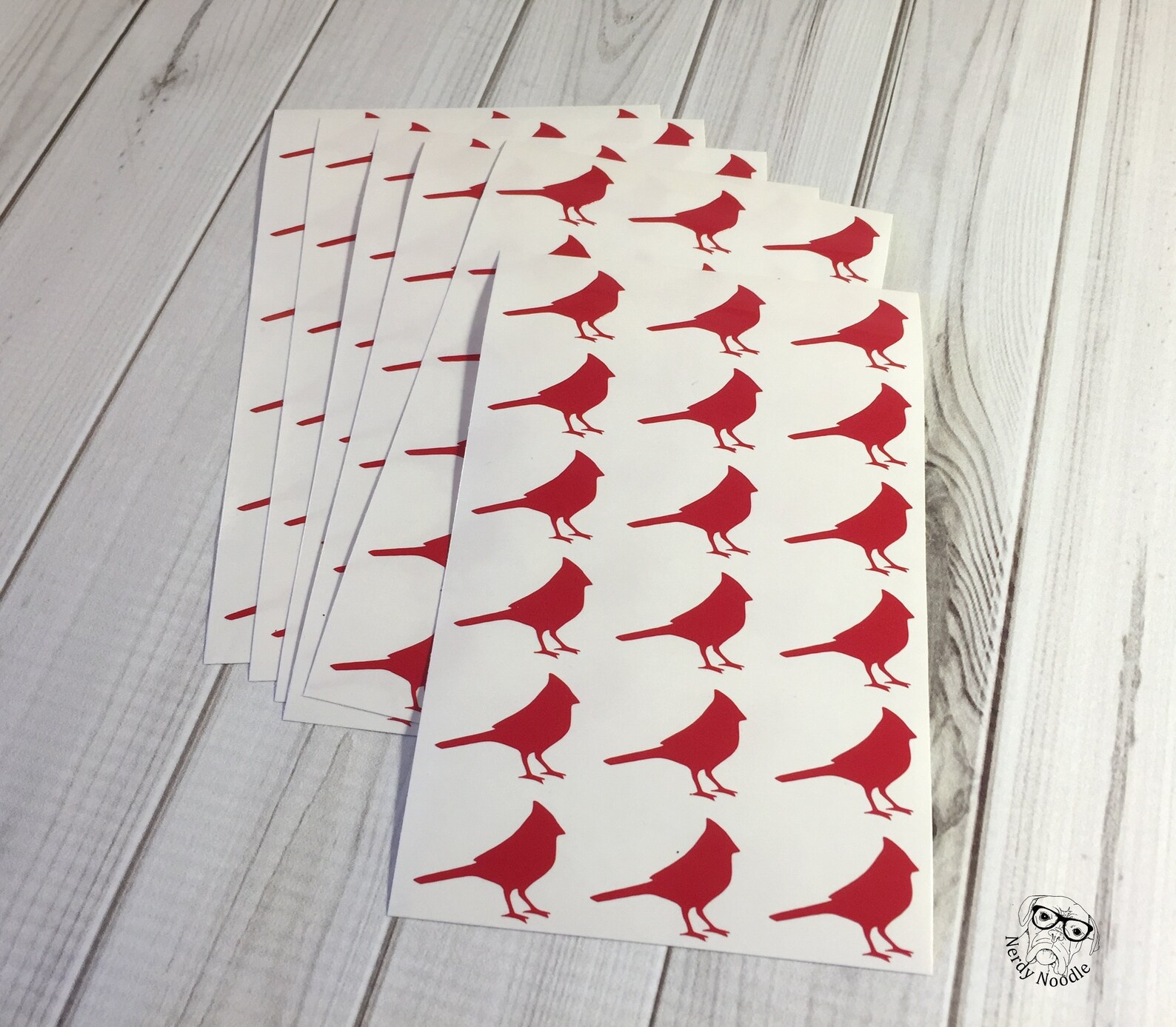 Cardinal Stickers Cardinal Planner Stickers Cardinal Sticker - Etsy