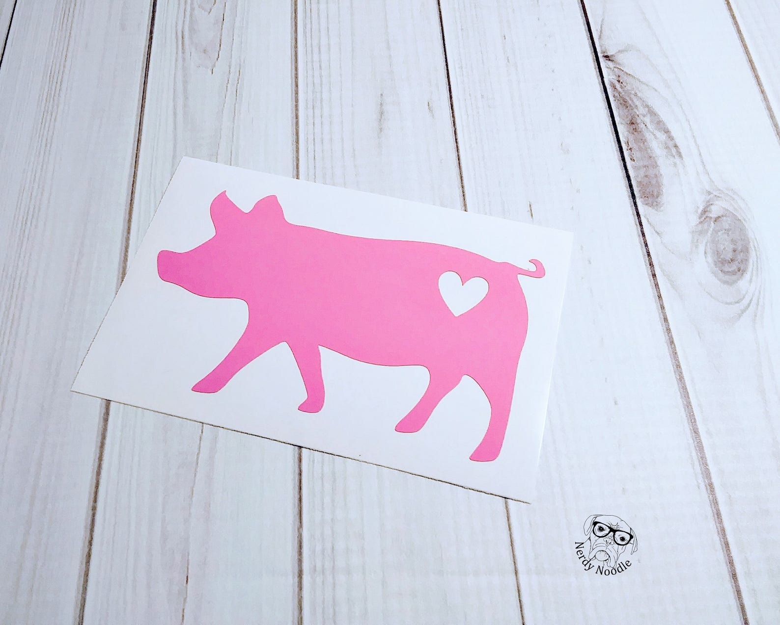 Pig Decal Pig Car Decal Pig Travel Tumbler Decal Pig Mug - Etsy
