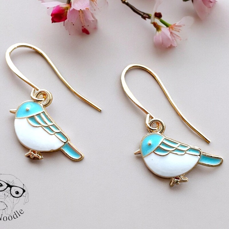 Bird Earrings Dangle - Etsy
