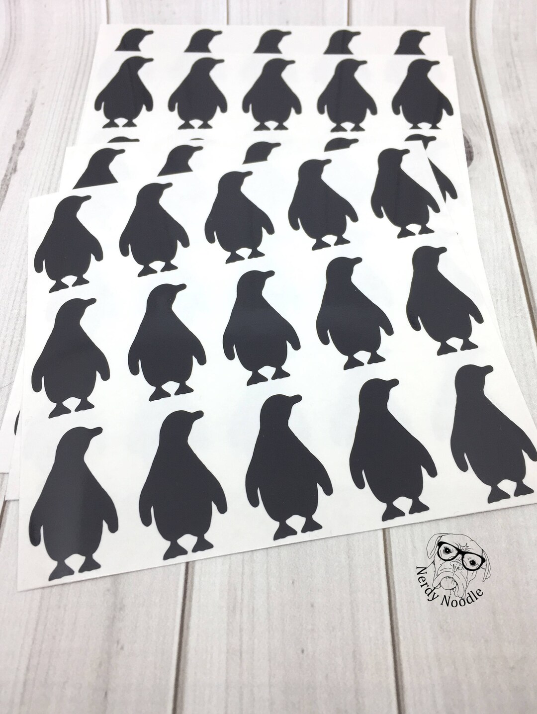 Penguin Stickers, Penguin Sticker Set, Penguin Envelope Seals, Penguin ...