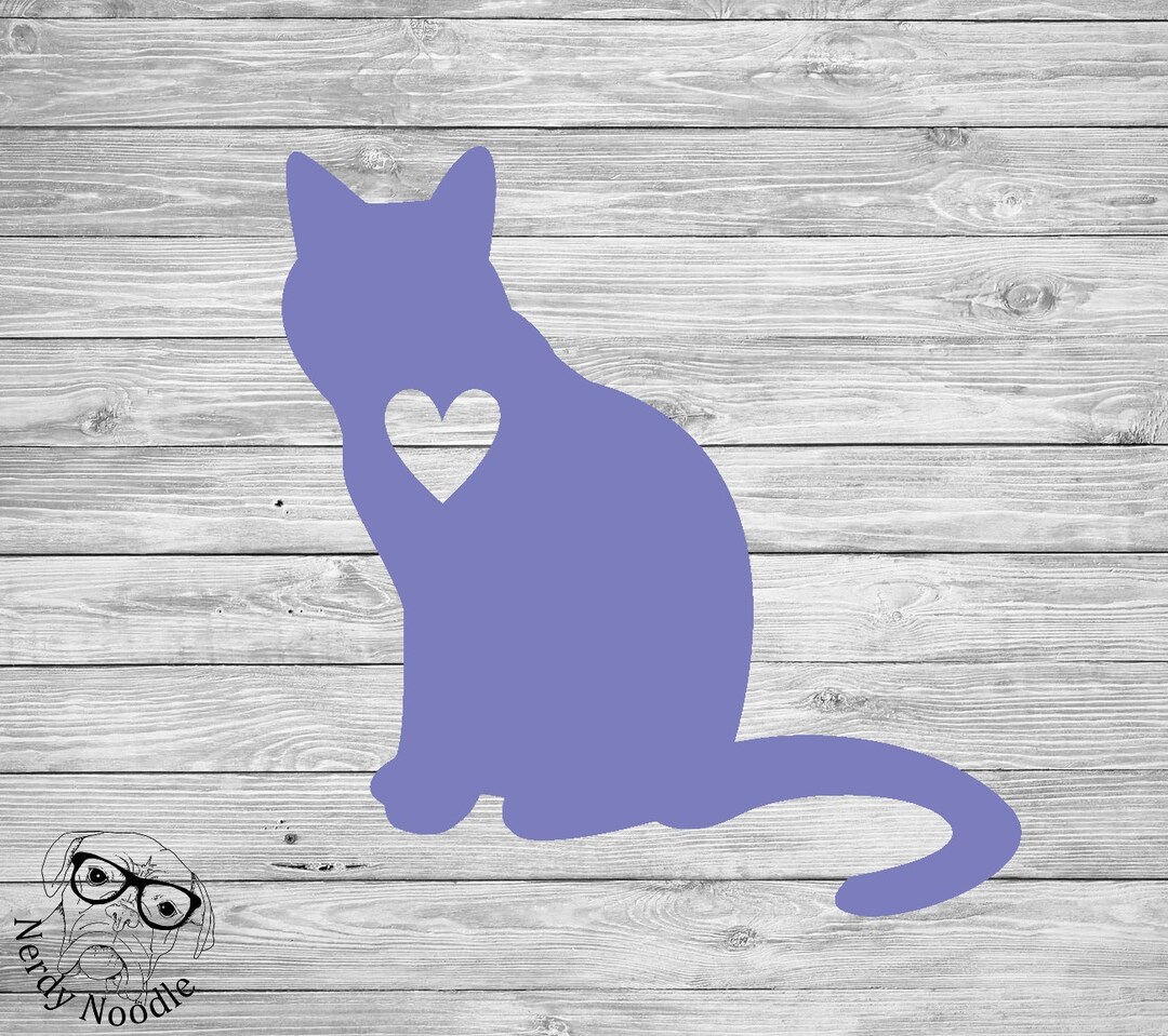 Cat Decal, Cat Window Decal, Cat Laptop Decal, Pet Decal, I Love My Cat ...