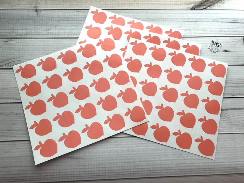 Peach Stickers Peach Sticker Set Peach Envelope Seals | Etsy