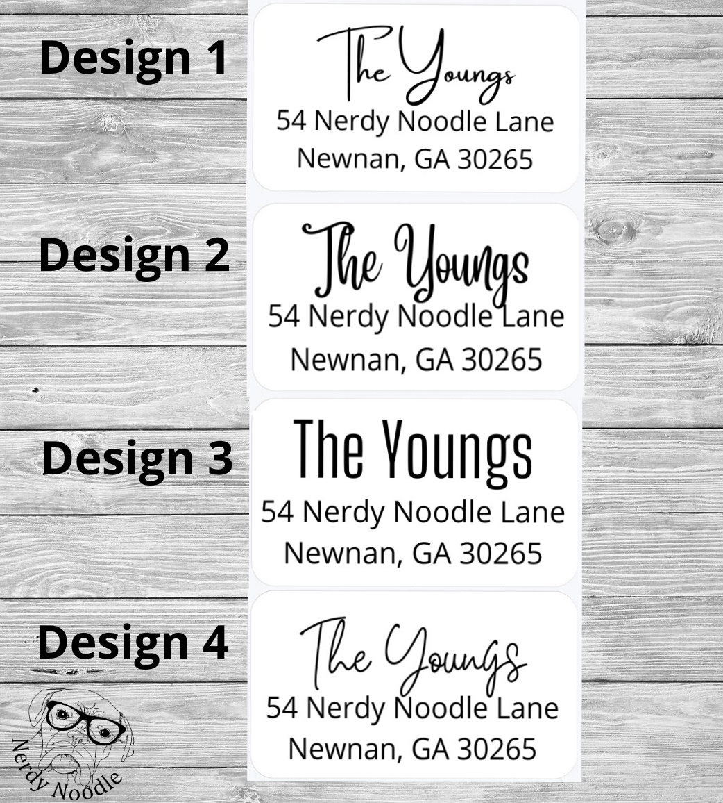 Custom Address Labels, Custom Return Address Labels, 100-250-500 ...