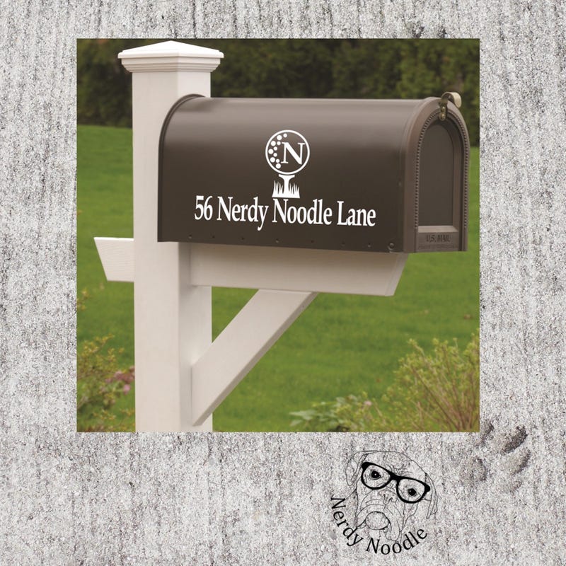 Monogrammed Mailbox - Etsy