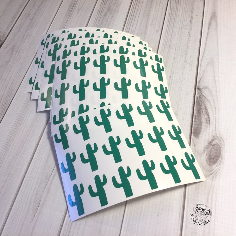 Cactus Stickers - Etsy