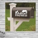 Mini Donkey, Horse, Chicken, Dog, Cat Mailbox Decal, Farm Mailbox Decal ...