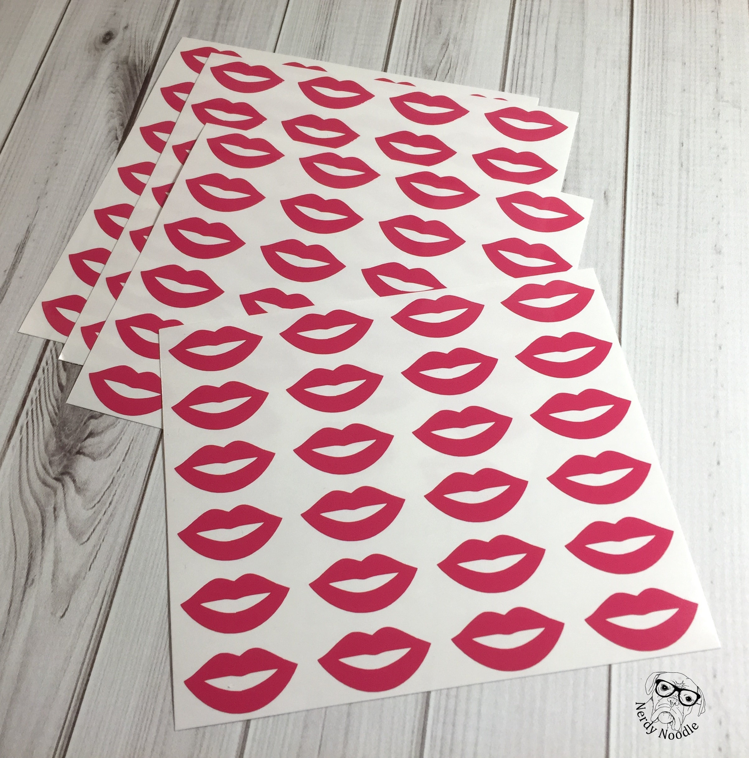 Lip Stickers Lip Sticker Set Lip Envelope Seals Lips - Etsy Singapore