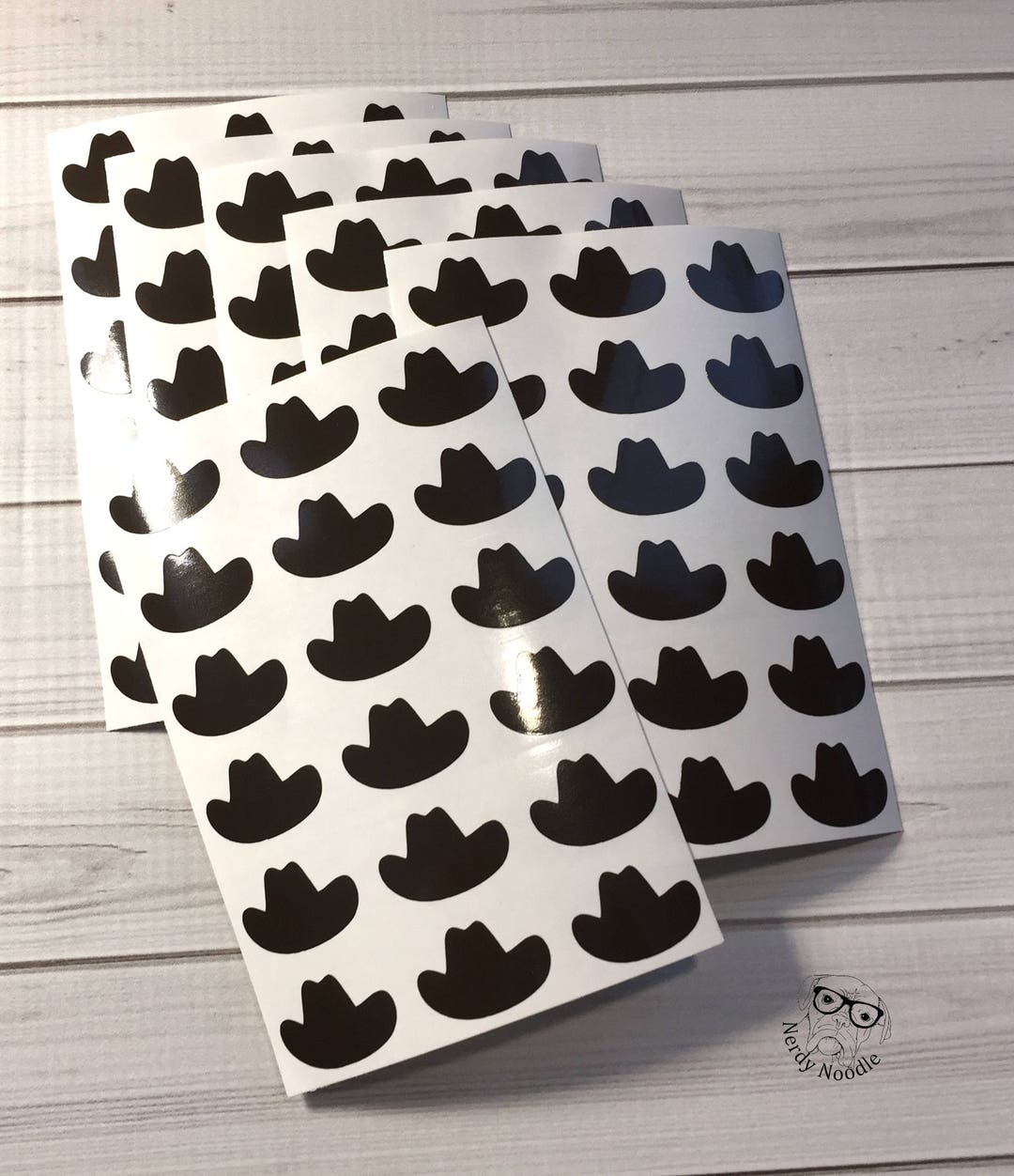 Cowboy Hat Stickers, Cowboy Hat Tanning Stickers, Cowboy Hat Sticker ...