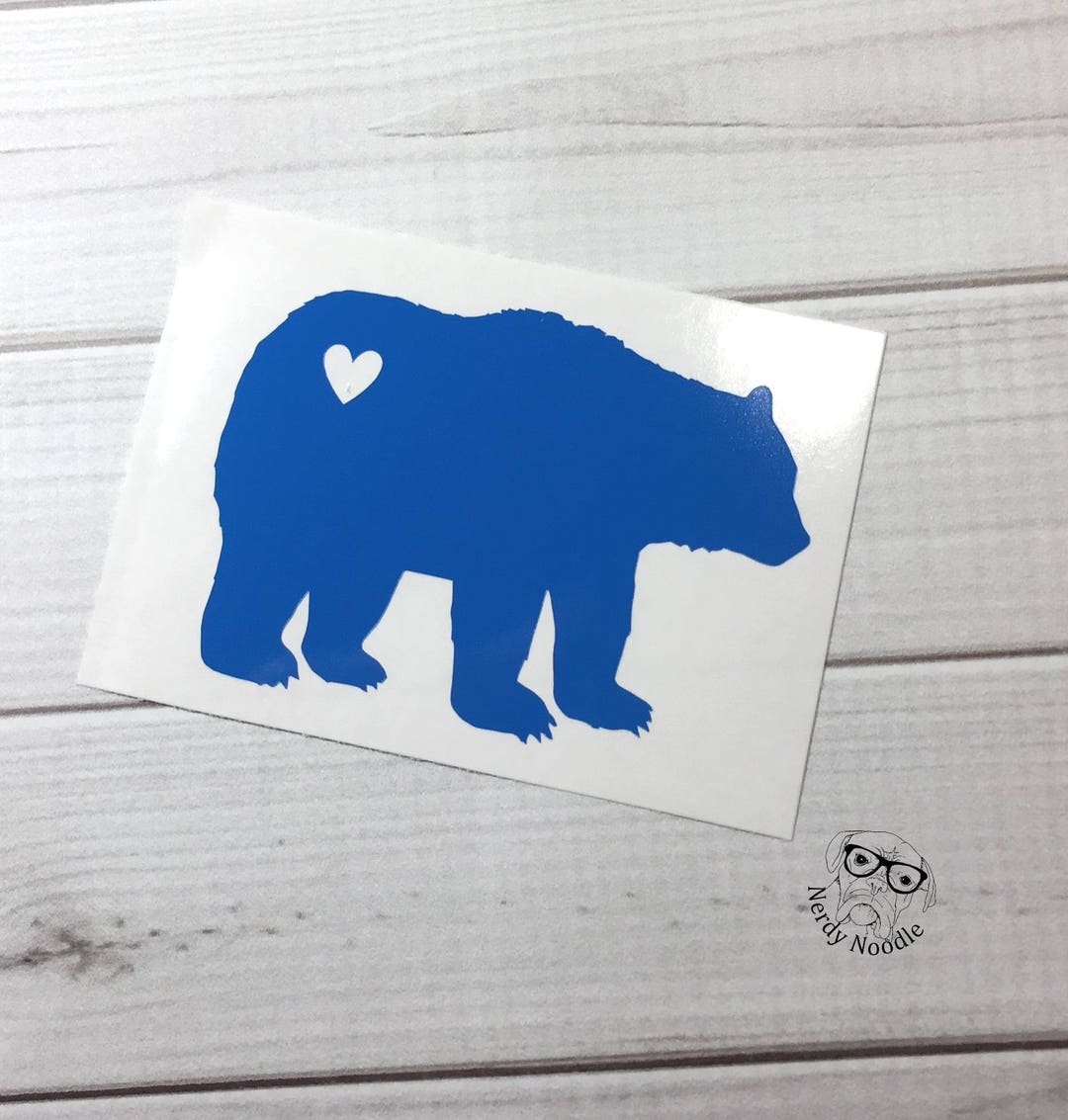 Bear Decal, Bear Car Decal, Bear Cup Decal, Bear Mug Decal, Bear Laptop ...