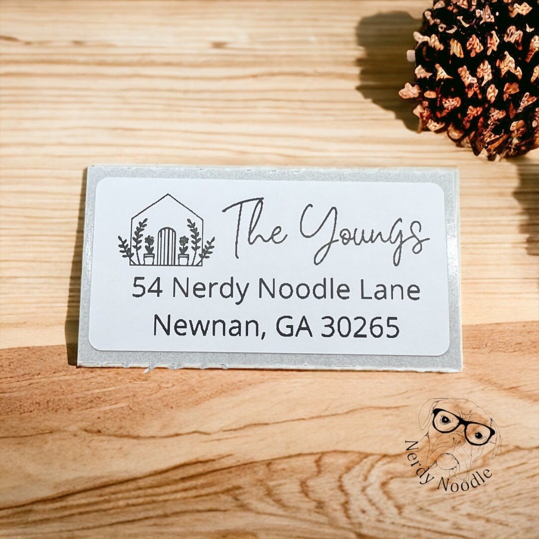 House Address Labels, New Home Return Address Labels, 100-250-500 ...