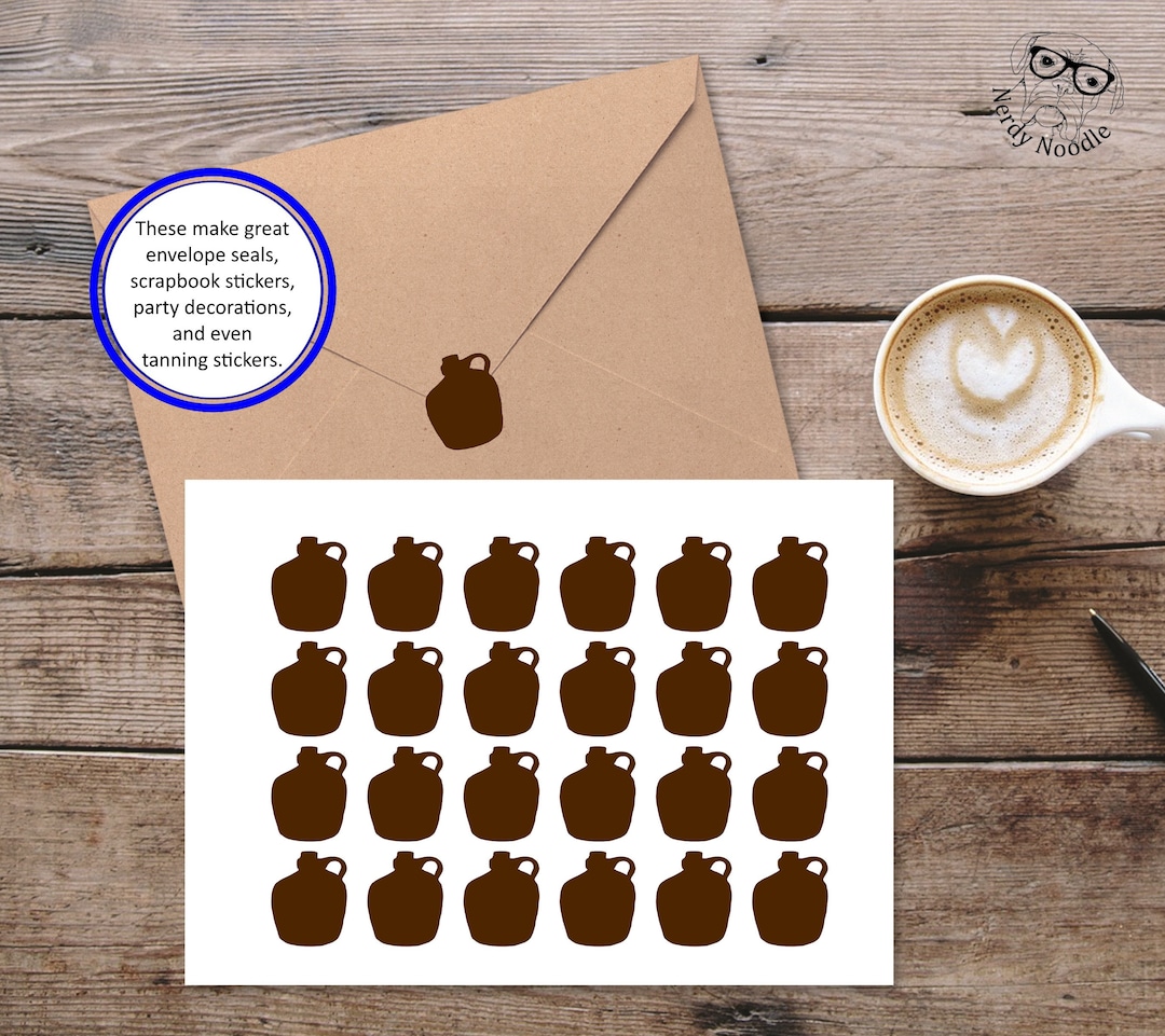 Moonshine Jug Stickers, Jug Sticker Set, Moonshine Jug Envelope Seals ...