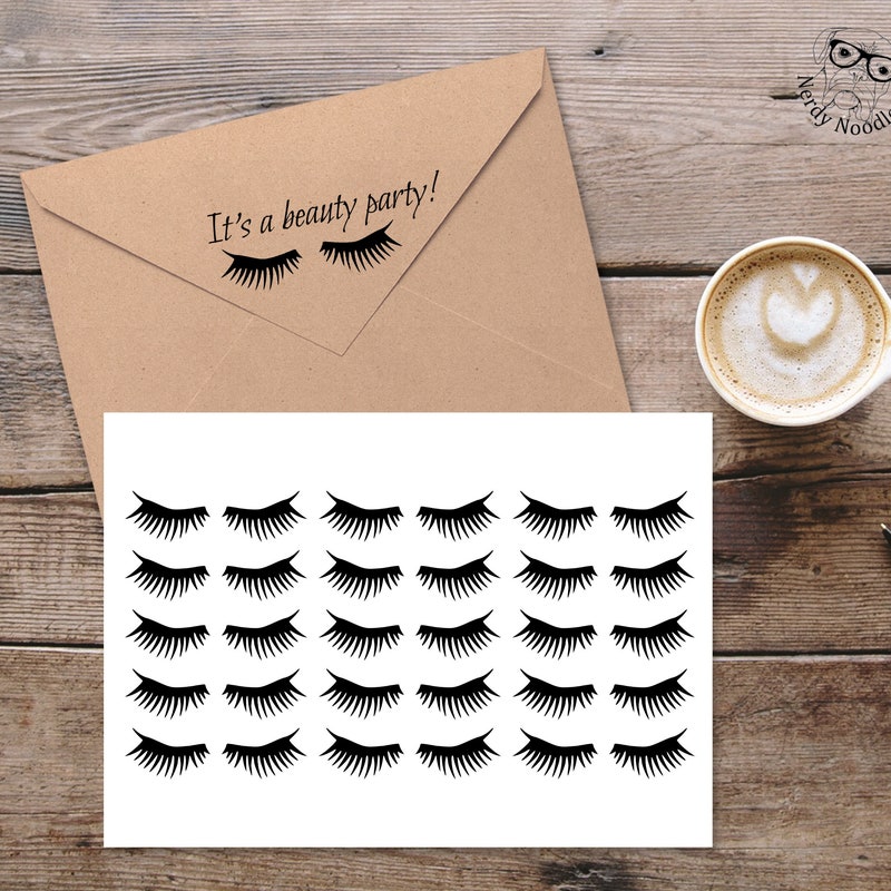 Eyelash Stickers - Etsy