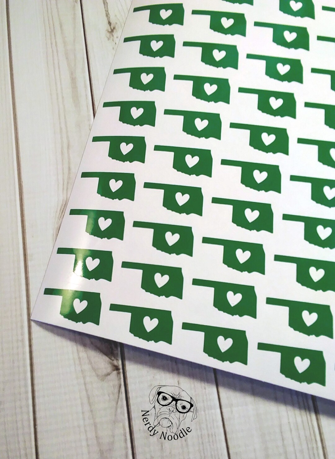 Oklahoma Stickers, Oklahoma Sticker Set, Oklahoma Envelope Seals, State ...